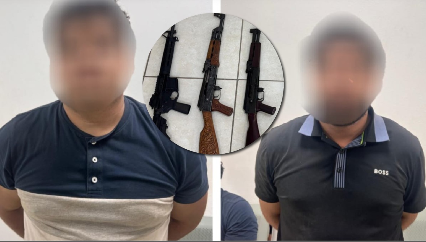 Detienen a dos civiles con armas, vehículos robados y droga en Culiacán - TM Noticias